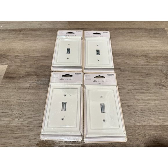 Other | Allen Roth Capitol White Single Decorator Wall Plate Light ...